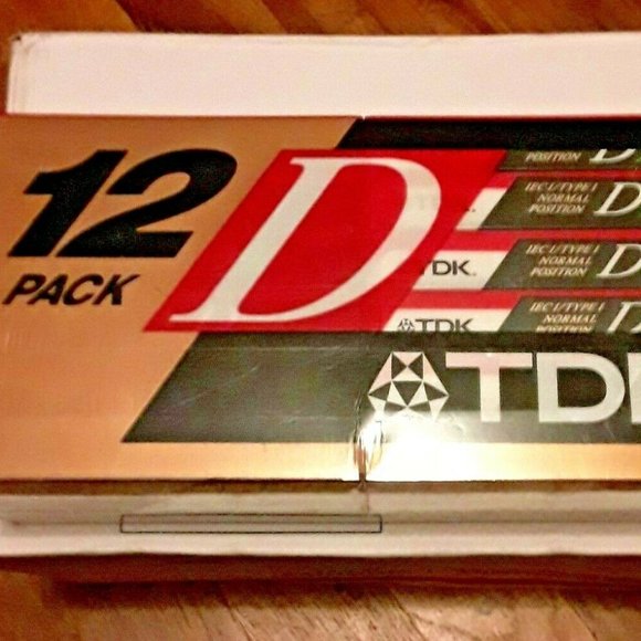 TDK | Other | Sealed 2 Pack Tdk D9 Iec I Type I Normal Position Audio Cassette Tapes | Poshmark